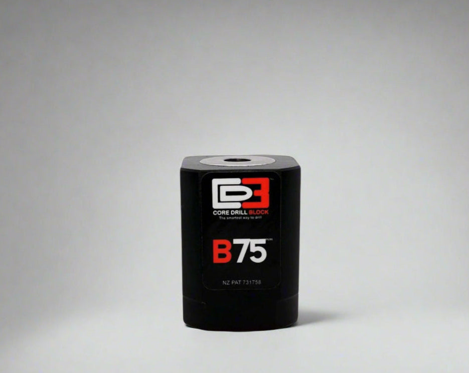 B75 – Fits 75mm Core Bit – Standard Block (Metric) — Core Drill Blocks